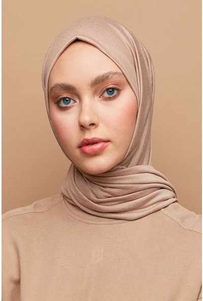 Naciye Sultan Tesettür Penye Şal Taş