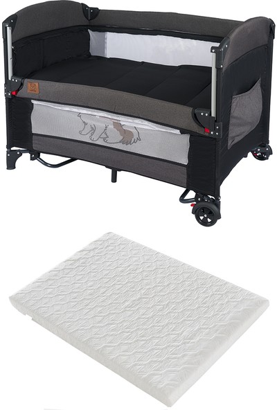 Mamma Papillon Anne Yanı Park Yatak Beşik 70 x 110 cm ( Pamuk Yatak Hediyeli )