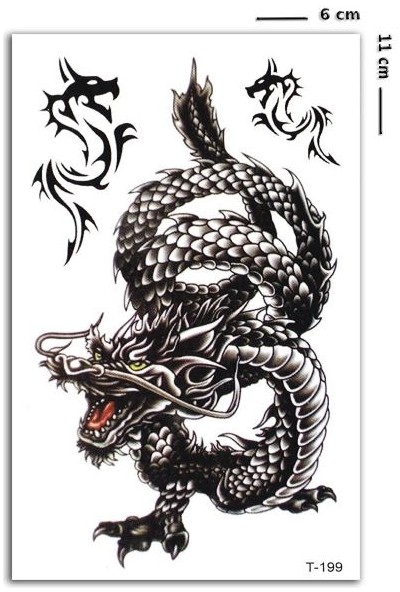 Mecit Tuhafiye Ejderha Mini Dövme Mecit Tuhafiye Ejderha Mini Dövme