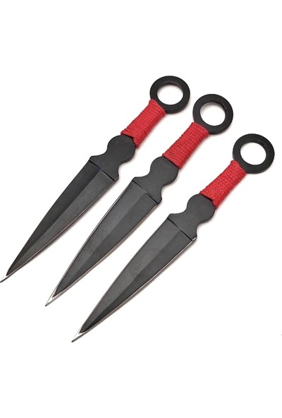 Taşkafa- Fr-01 Kırmızı 3'lü Fırlatma Bıçağı - Kılıf Hediyeli Taşkafa- Fr-01 Kırmızı 3'lü Fırlatma Bıçağı - Kılıf Hediyeli