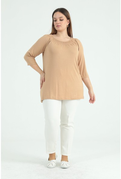 Modaplaza Kadın Büyük Beden Gipeli Bluz