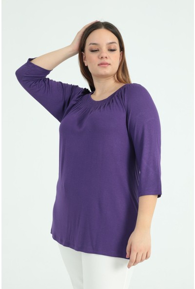 Modaplaza Kadın Büyük Beden Gipeli Bluz