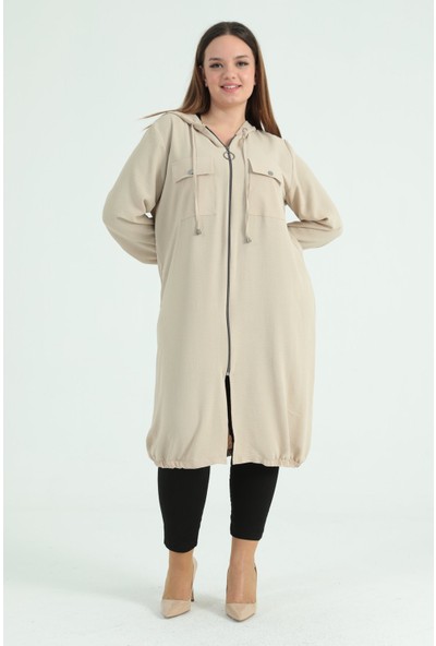 Modaplaza Kadın Kapşonlu Kap 4076