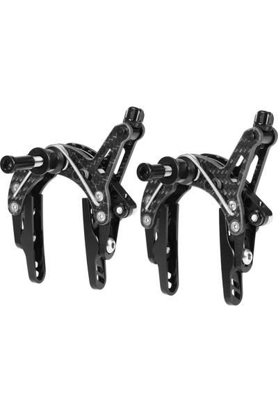 2 Adet Karbon Fiber Bisiklet C Fren Kaliper Ön & 2 Adet Karbon Fiber Bisiklet C Fren Kaliper Ön &