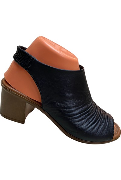Castle 632 Deri Sandal/siyah/37