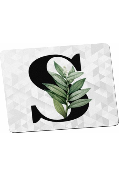 Panorama Ajans S Harfi Yeşil Yapraklı Mouse Pad Panorama Ajans S Harfi Yeşil Yapraklı Mouse Pad