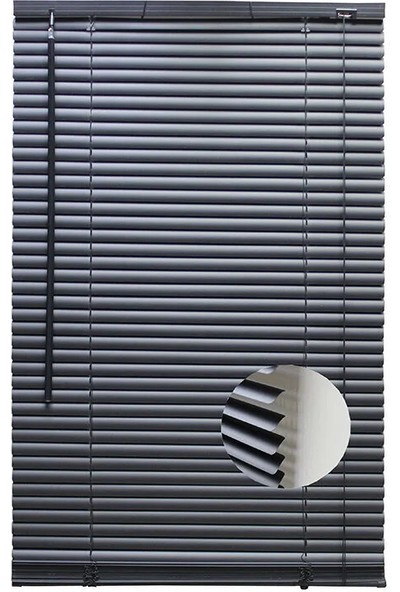 Colours Pvc Jaluzi 25MM Siyah 60 x 180 cm