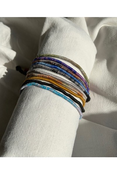 Atölye Merdiven Renkli 10'lu Ip Bileklik Seti
