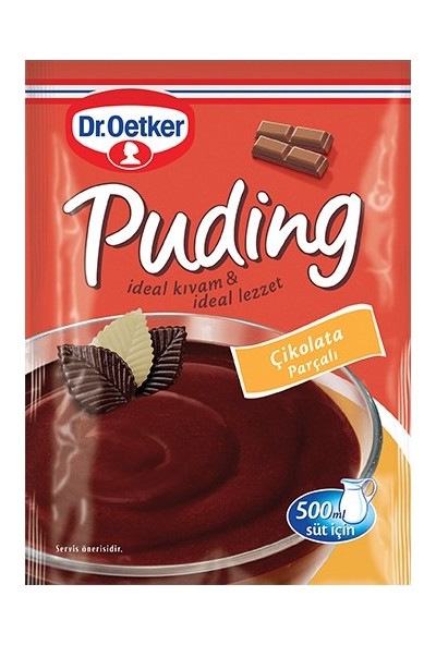 Dr. Oetker Puding Çikolata Parçalı 115GR x 24 Adet Dr. Oetker Puding Çikolata Parçalı 115GR x 24 Adet