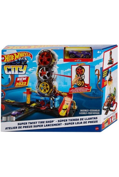 HDP02 Hot Wheels Tekerlek Kulesi Pisti