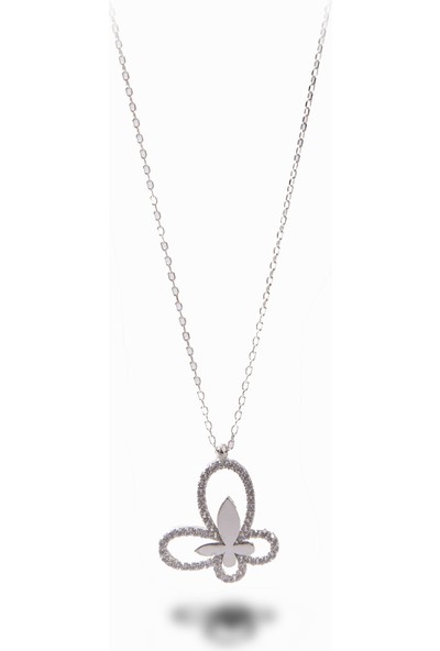 Dada Kelebeğin Rüyası Gümüş Kolye