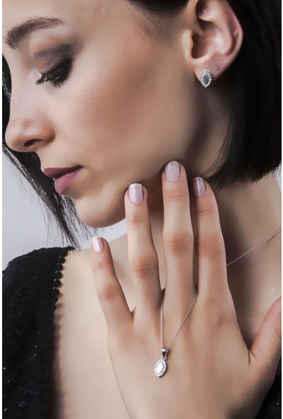 Dada Küçük 2'li Mekik Gümüş Takım