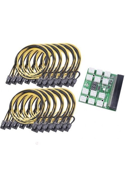 Flameer Hp 1200 W Ethereum Gpu DPS-1200FB / Qb Madencilik + 50CM Kablo Için 2x Breakout Kurulu (Yurt Dışından) Flameer Hp 1200 W Ethereum Gpu DPS-1200FB / Qb Madencilik + 50CM Kablo Için 2x Breakout Kurulu (Yurt Dışından)