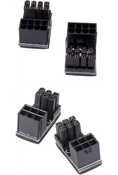 Flameer 4-Pack Gpu 180 Derece Açı Adaptörü Masaüstü Grafik Kartı Için 6pin 8 Pin (Yurt Dışından) Flameer 4-Pack Gpu 180 Derece Açı Adaptörü Masaüstü Grafik Kartı Için 6pin 8 Pin (Yurt Dışından)