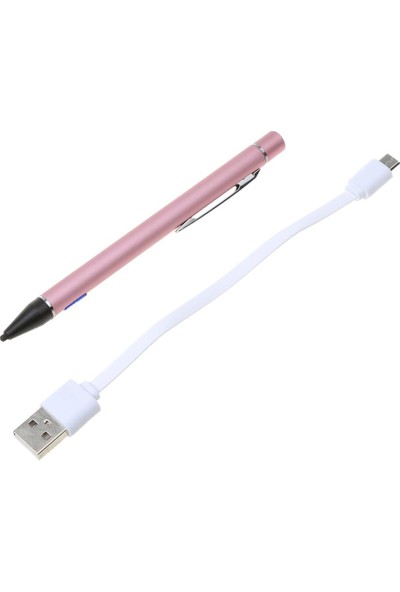USB Şarj 2.0mm Nib Aktif Stylus Kapasitif Dokunmatik Ekran Kalem Çizim Kalem USB Şarj 2.0mm Nib Aktif Stylus Kapasitif Dokunmatik Ekran Kalem Çizim Kalem