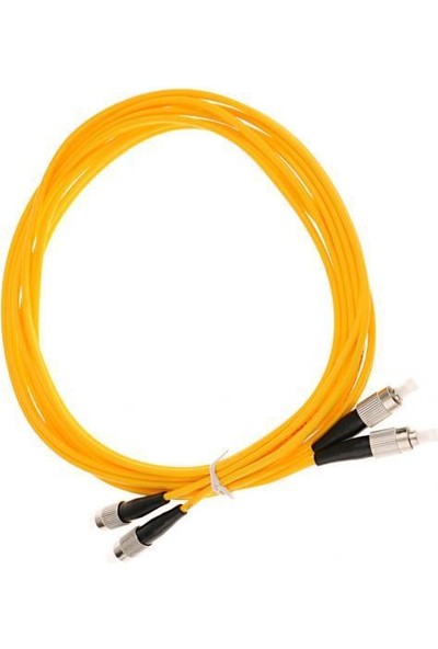 2x Fc Fc Singlemode Çift Çekirdekli Fiber Optik Yama Kablo Kordon Hattı 3 Metre 2x Fc Fc Singlemode Çift Çekirdekli Fiber Optik Yama Kablo Kordon Hattı 3 Metre