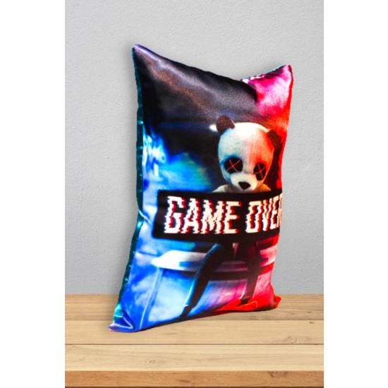 The Wolke Game Over Panda Desenli Dekoratif Hediyelik Minik Fiyatı