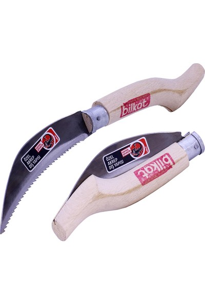Badem10 Bilkat Katlanır Akrep Dişli Bağ Ayçiçek Budama Bıçkısı 28 cm