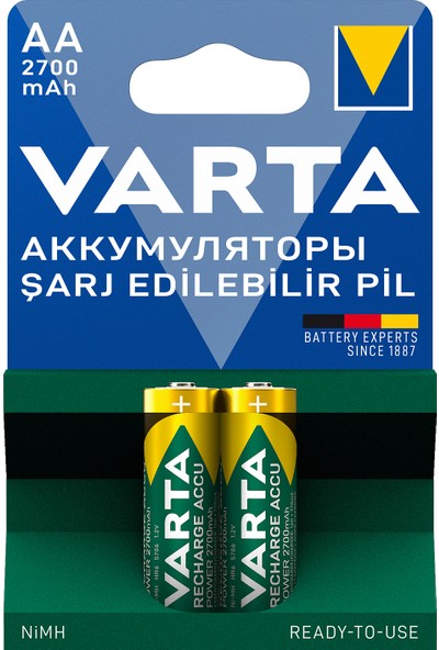 Varta 5706301402 Professional Accu Kalem Aa 2700 Mah Pil 2Li