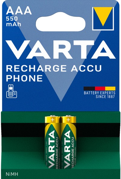 Varta Şarjlı Nimh 550 Mah Kumanda Pil 2 Li