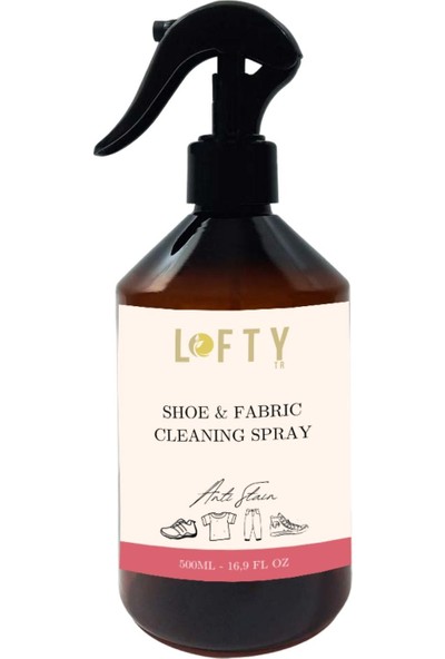 Lofty Ayakkabı ve Kumaş Temizleme Spreyi - Anti Stain - Güçlü Etki - Konsantre Ürün - 500 ml
