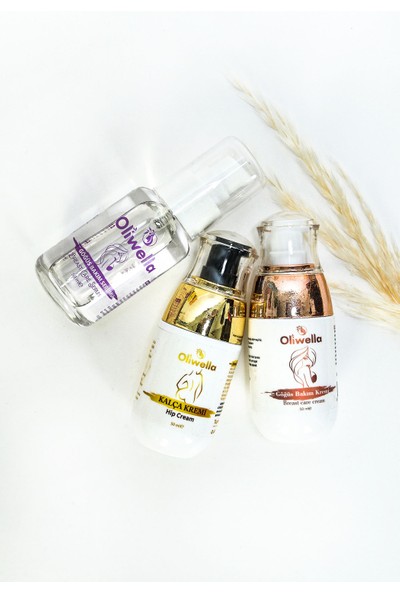 Oliwella Göğüs Büyütü Cü Serum &göğüs Toparlayıcı ve Krem ve Kalça Sıkılaştırıcı Krem Avantajlı Üç'lü St Oliwella Göğüs Büyütü Cü Serum &göğüs Toparlayıcı ve Krem ve Kalça Sıkılaştırıcı Krem Avantajlı Üç'lü St