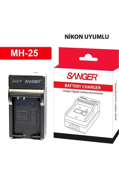 Sanger Nikon En-El 15 ( Mh-25 ) Batarya Uyumlu Şarj Cihazı Sanger Nikon En-El 15 ( Mh-25 ) Batarya Uyumlu Şarj Cihazı