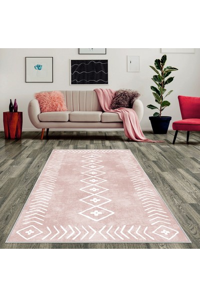 West Home Dijital Baskı Yıkanabilir Kaymaz Taban Salon Halısı Mutfak Halısı Yolluk ve Banyo Paspası