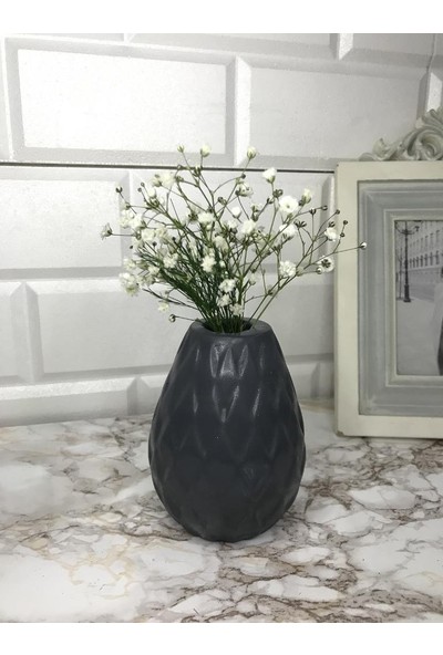 Parla Dekoratif Vazo Antrasit Hera PS3905