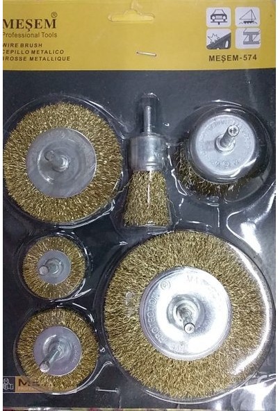 Komodo Meşem Yuvarlak Tel Fırça Seti 6prç / 53243470123445 Komodo Meşem Yuvarlak Tel Fırça Seti 6prç / 53243470123445