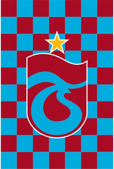 Derin Concept Trabzonspor Bayrağı 70X105 cm Raşel Kumaş