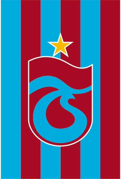 Derin Concept Trabzonspor Bayrağı 70X105 cm Raşel Kumaş