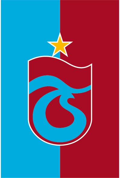 Derin Concept Trabzonspor Bayrağı 100X150 cm Raşel Kumaş
