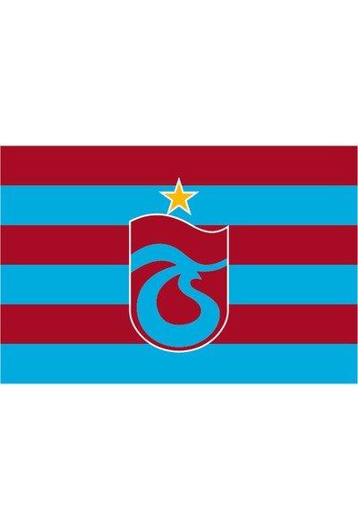 Derin Concept Trabzonspor Bayrağı 100X150 cm Raşel Kumaş