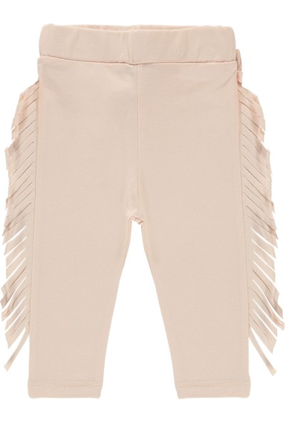 Civil Baby Kız Bebek Tayt 6-18 Ay Açık Somon