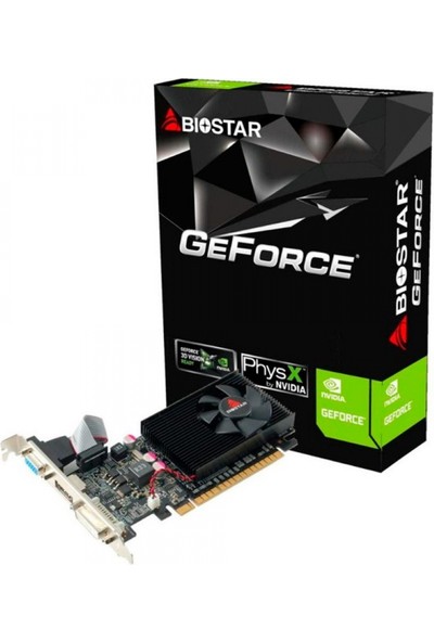 Biostar Nvıdıa Geforce 210 G210-1GB D3 Lp 1 GB Ddr3 64 Bit Ekran Kartı Biostar Nvıdıa Geforce 210 G210-1GB D3 Lp 1 GB Ddr3 64 Bit Ekran Kartı