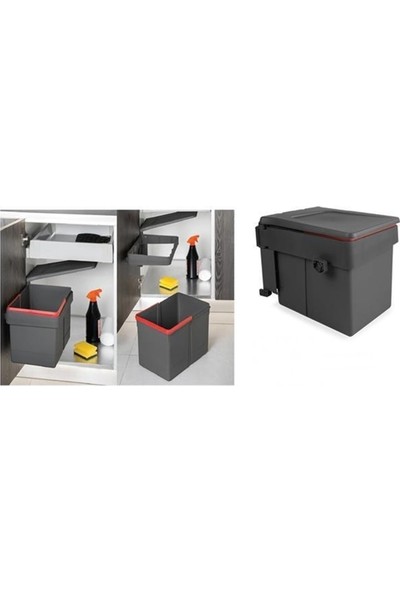 Eym Metali Dolap İçi Çöp Kovası 15 lt Eym Metali Dolap İçi Çöp Kovası 15 lt