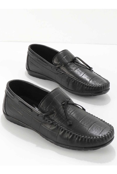 Bambi Kroko Leather Erkek Loafer Ayakkabı E018112299 Bambi Kroko Leather Erkek Loafer Ayakkabı E018112299