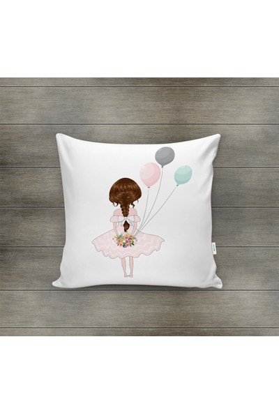 Milroma Dekoratif Çocuk Kırlent Kılıfı