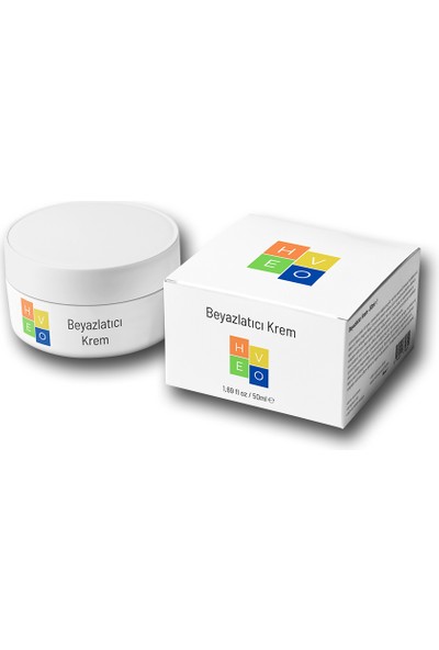 Hevo Beyazlatıcı Bakım Kremi 50ML • Doğal Sertifikalı, Yaşlanma Karşıtı, Ton Dengeleyici, Güneş Lekesine Karşı Etkili