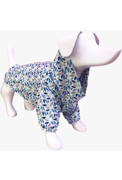 GedyCo Blue Leaf Mont Polarlı Kedi Köpek Kıyafeti GedyCo Blue Leaf Mont Polarlı Kedi Köpek Kıyafeti