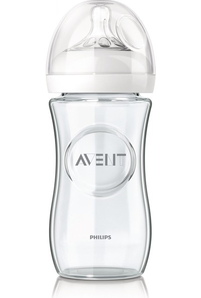 Philips Avent Natural Güvenli Cam Biberon 240ML 0+Ay 8710103876236 Philips Avent Natural Güvenli Cam Biberon 240ML 0+Ay 8710103876236