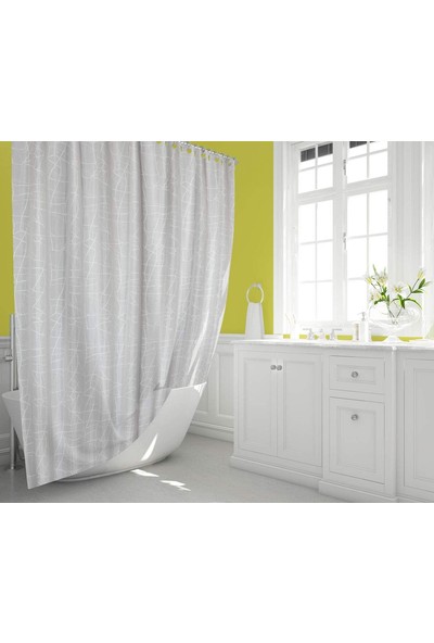 Günce Banyo Duş Perdesi̇ Çi̇ft Kanat 2 x 100 x 200 cm
