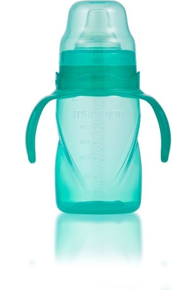 Mamajoo Yumuşak Uçlu Damlatmaz Eğitici Bardak 270ML / Yeşil Mamajoo Yumuşak Uçlu Damlatmaz Eğitici Bardak 270ML / Yeşil