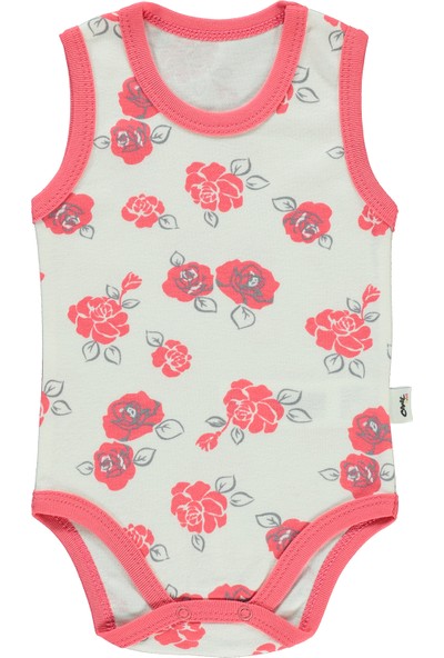 Civil Baby Kız Bebek Çıtçıtlı Badi 1-18 Ay Narçiçeği