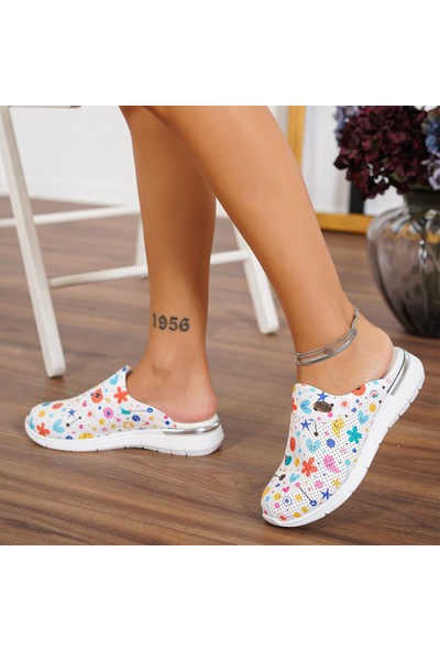 Nur Ortoped İ Kalp Desenli Comfort Taban Terlik Nur Ortoped İ Kalp Desenli Comfort Taban Terlik