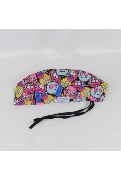 Nur Medikal Giyim Neşeli Mod Desenli Cerrahi Bone