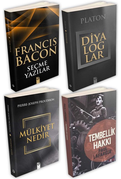 Felsefeye Yön Veren Kitaplar Set 1 (4 Kitap) Felsefeye Yön Veren Kitaplar Set 1 (4 Kitap)