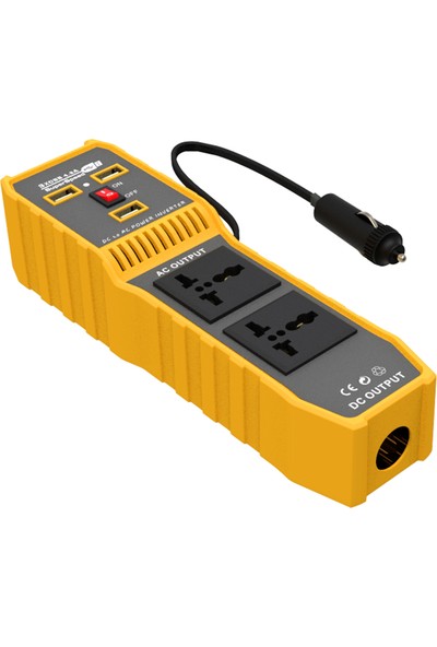 Gahome 400W Araba Güç Çevirici Yüksek Frekans Modifiye Sinüs