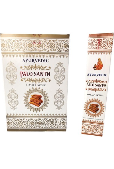 216 Adet Çubuk Tütsü Ayurvedic Palo Santo Aromalı Tütsü 216 Adet Çubuk Tütsü Ayurvedic Palo Santo Aromalı Tütsü